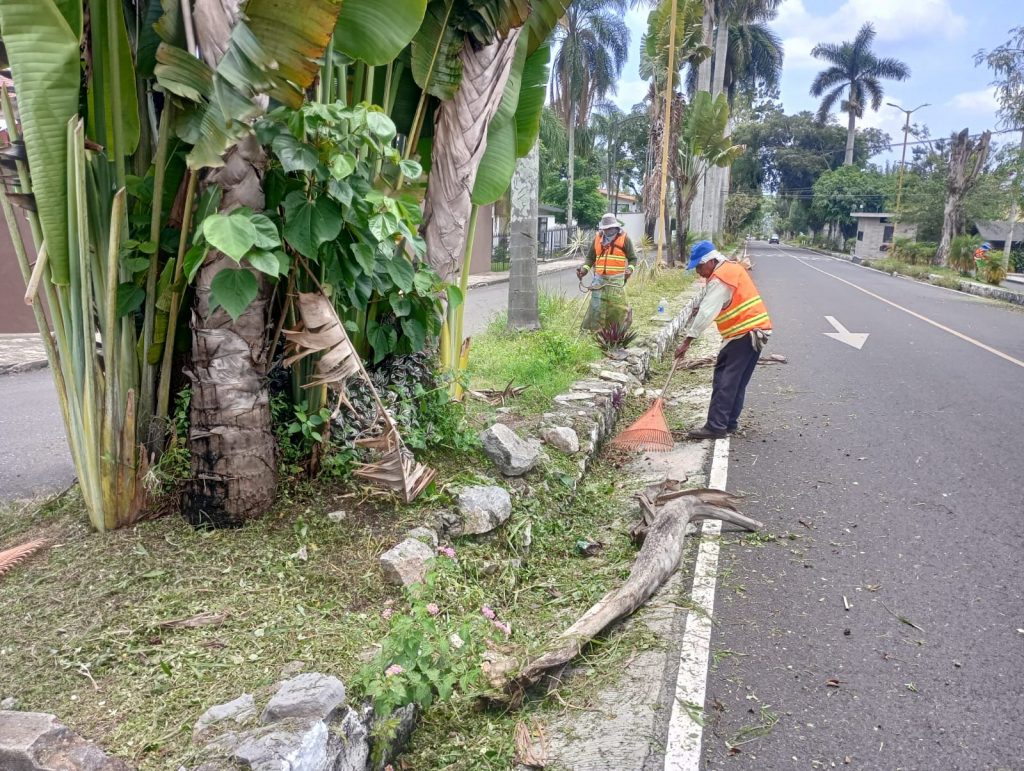 Fortín trabaja en la conservación de espacios públicos